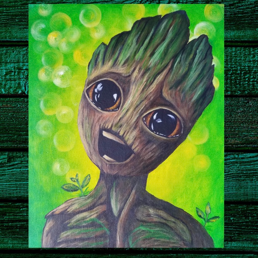 I am Groot Paint & Sip! | Art YOUR Way