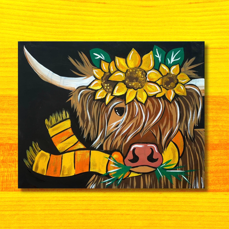 Fall Highland Cow Paint & Sip! | Art YOUR Way